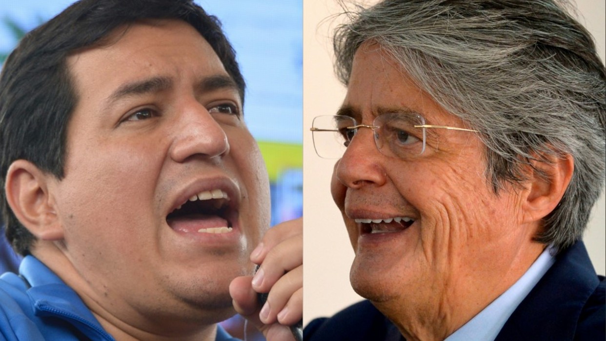 Autoridad electoral de Ecuador confirma a Arauz y Lasso para balotaje presidencial