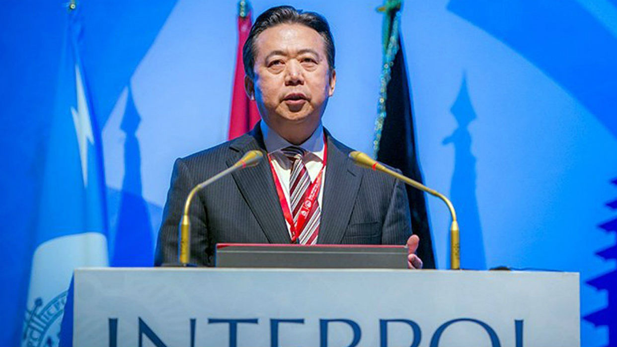 Interpol pide a China que aclare dónde está su jefe