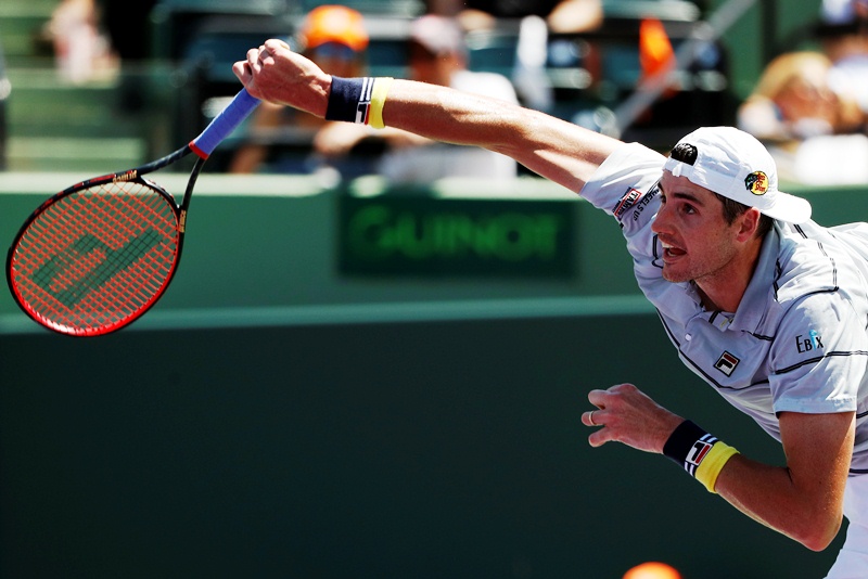 John Isner coquetea con la grandeza en el Masters 1000 de Miami