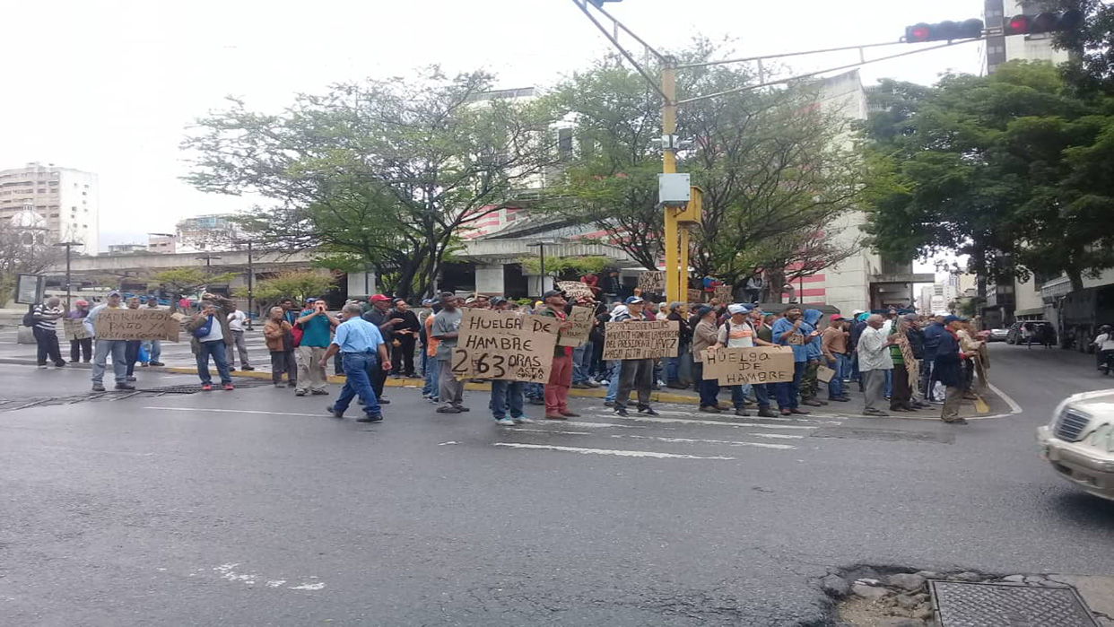Trabajadores de Pdvsa protestaron exigiendo pagos pendientes