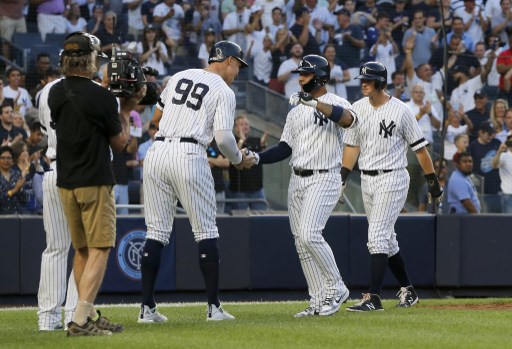 Gleyber Torres conecta grand slam en triunfo de Yanquis sobre Medias Rojas