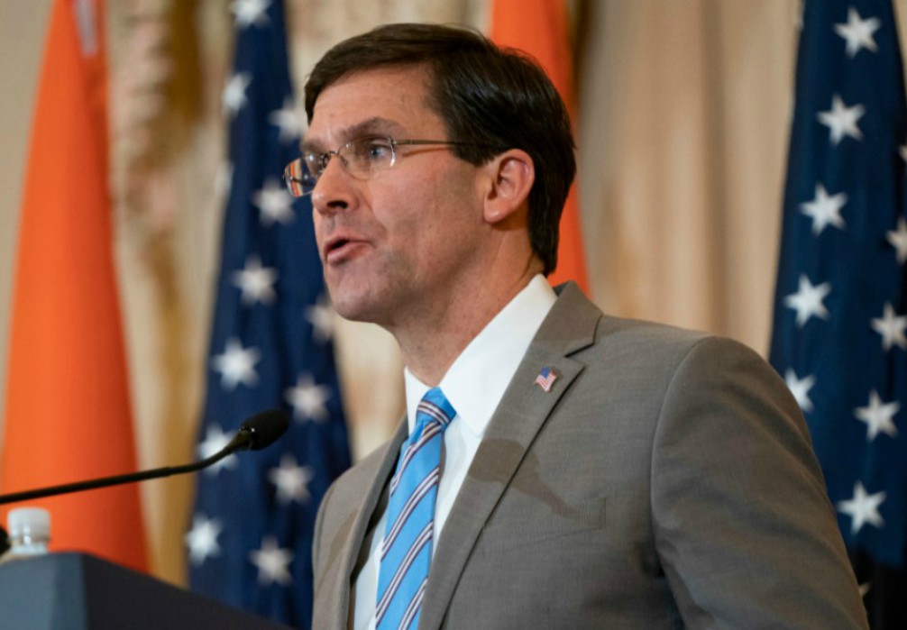 Jefe del Pentágono posterga viaje a Asia Central por el coronavirus