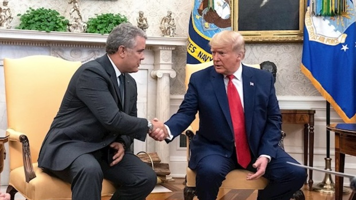Iván Duque y Donald Trump hablaron sobre Venezuela en su reunión