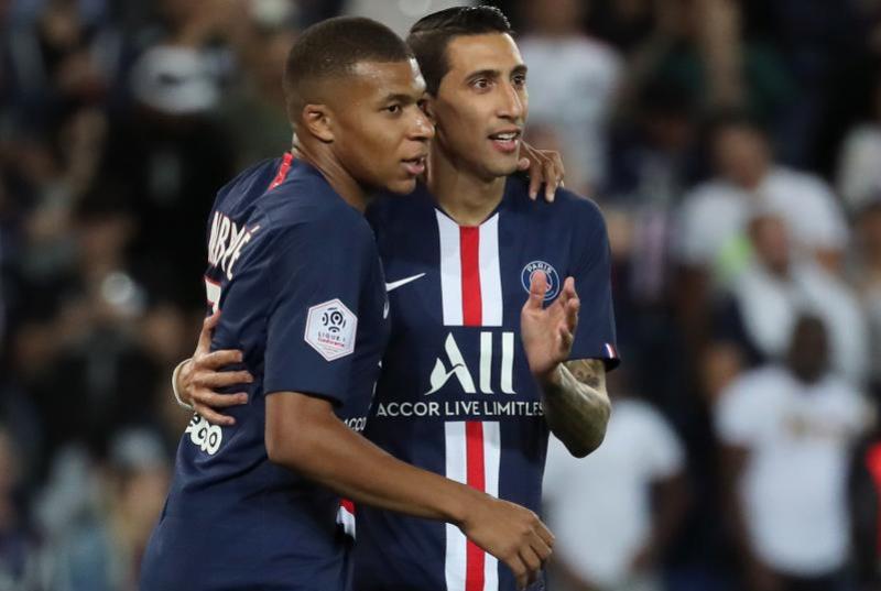 Mbappé y Di María refuerzan al PSG en el momento indicado