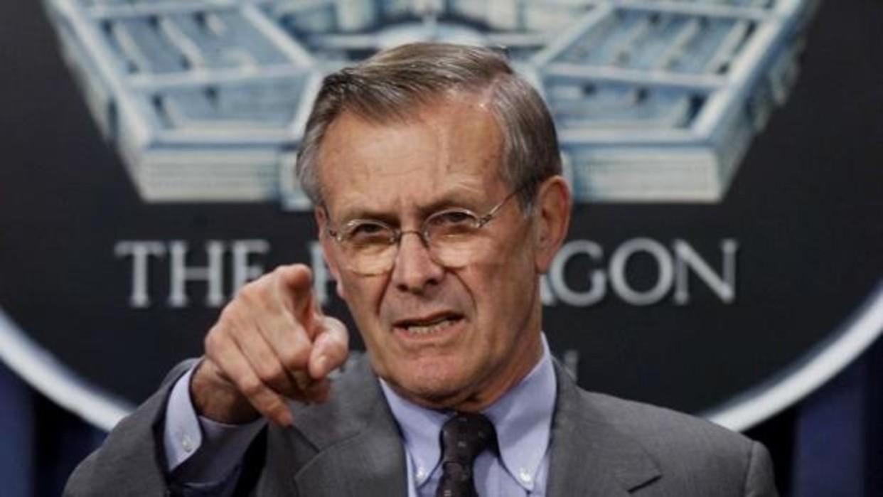 Muere Donald Rumsfeld, secretario de Defensa con Ford y Bush, y ...