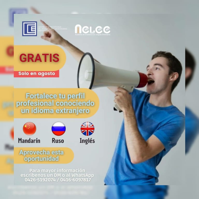 Cedees otorgará clases gratuitas de los idiomas inglés, ruso y chino ...