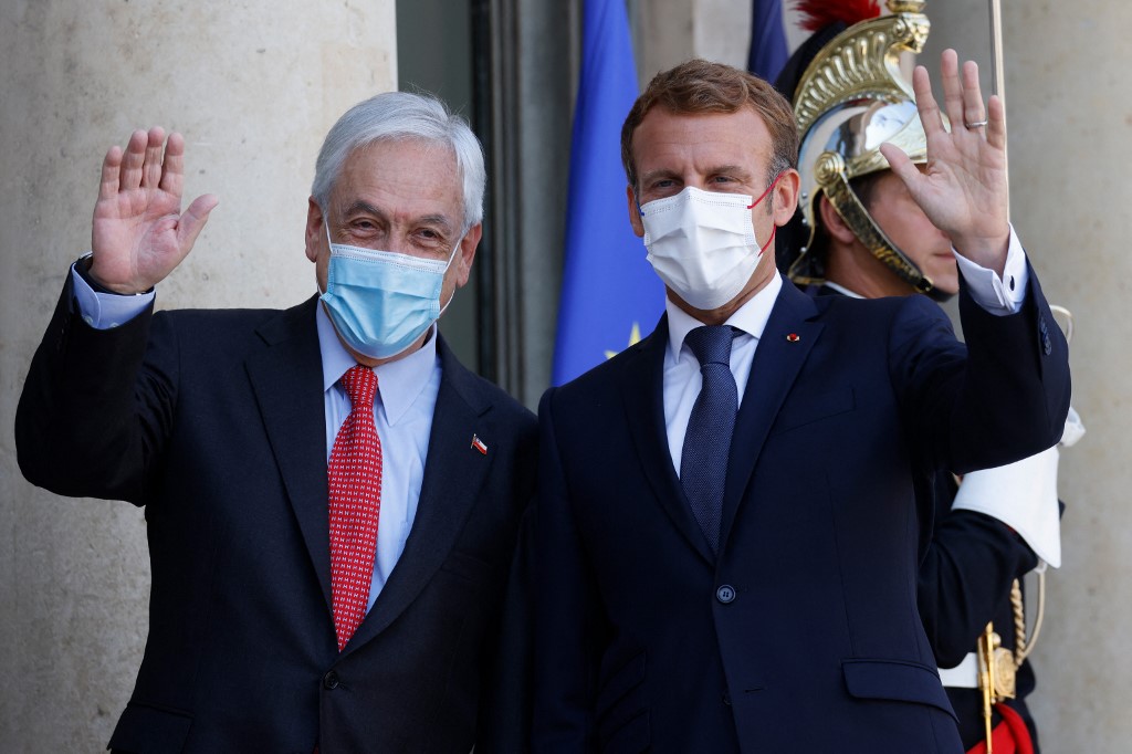 Macron recibe a Piñera en París para abordar proceso político en Chile ...