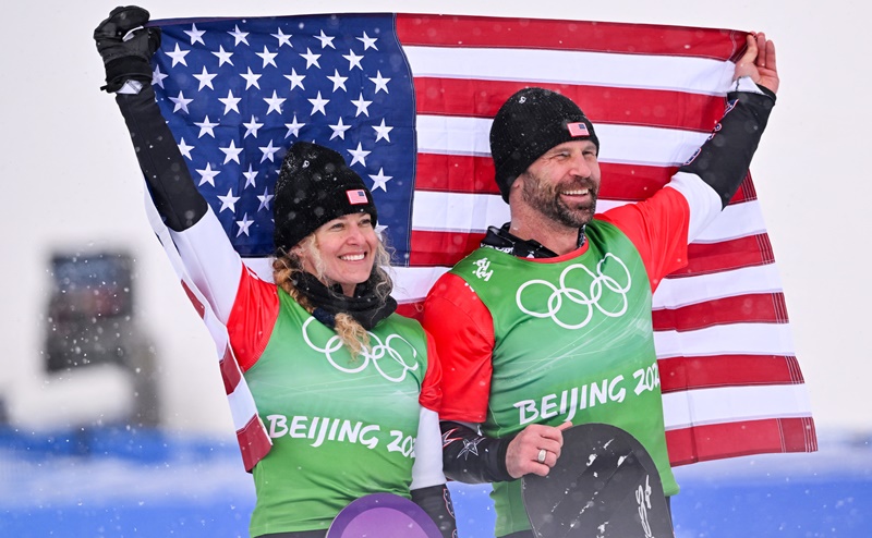 Jacobellis gana en el snowboard cross mixto su segunda medalla de oro