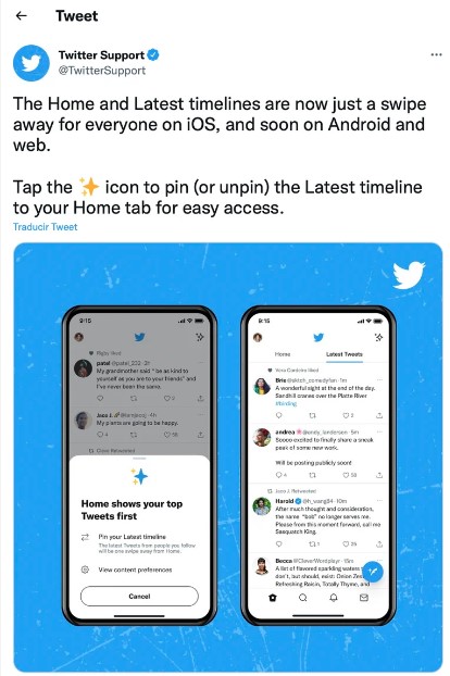 Twitter le dice adiós a la pestaña "Tweets más recientes"