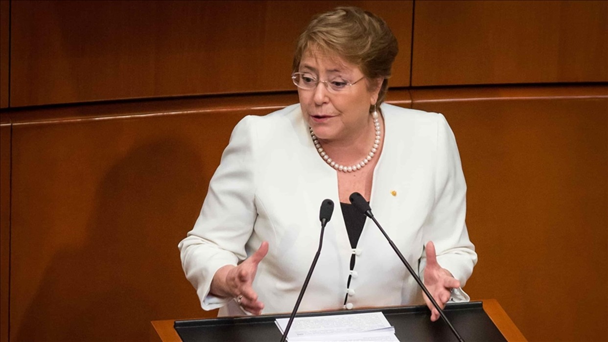 La alta comisionada de la ONU, Michelle Bachelet, comienza su visita a ...