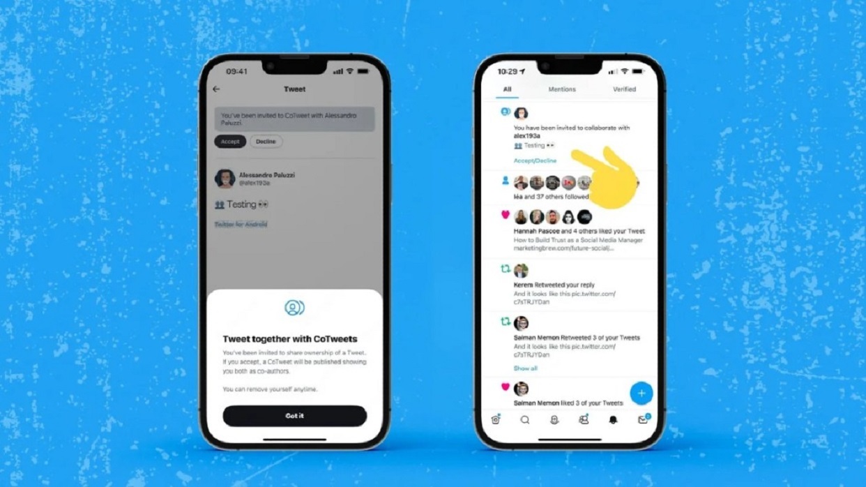 Twitter incorpora "Co Tweets" para mejorar la interacción entre usuarios