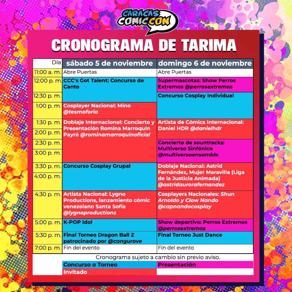 Viene otra edición de la Caracas Comic Con en Noviembre