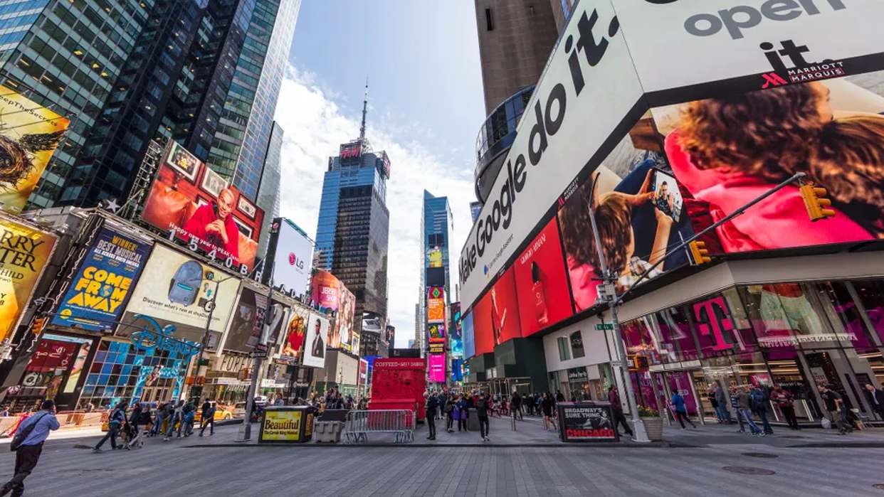 La pantalla en Times Square que está al alcance de todos por solo $150 ...