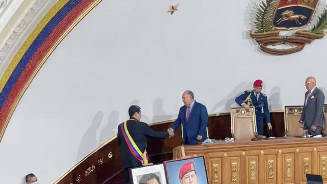 Contralor General de la República acompañó al Jefe de Estado Nicolás ...