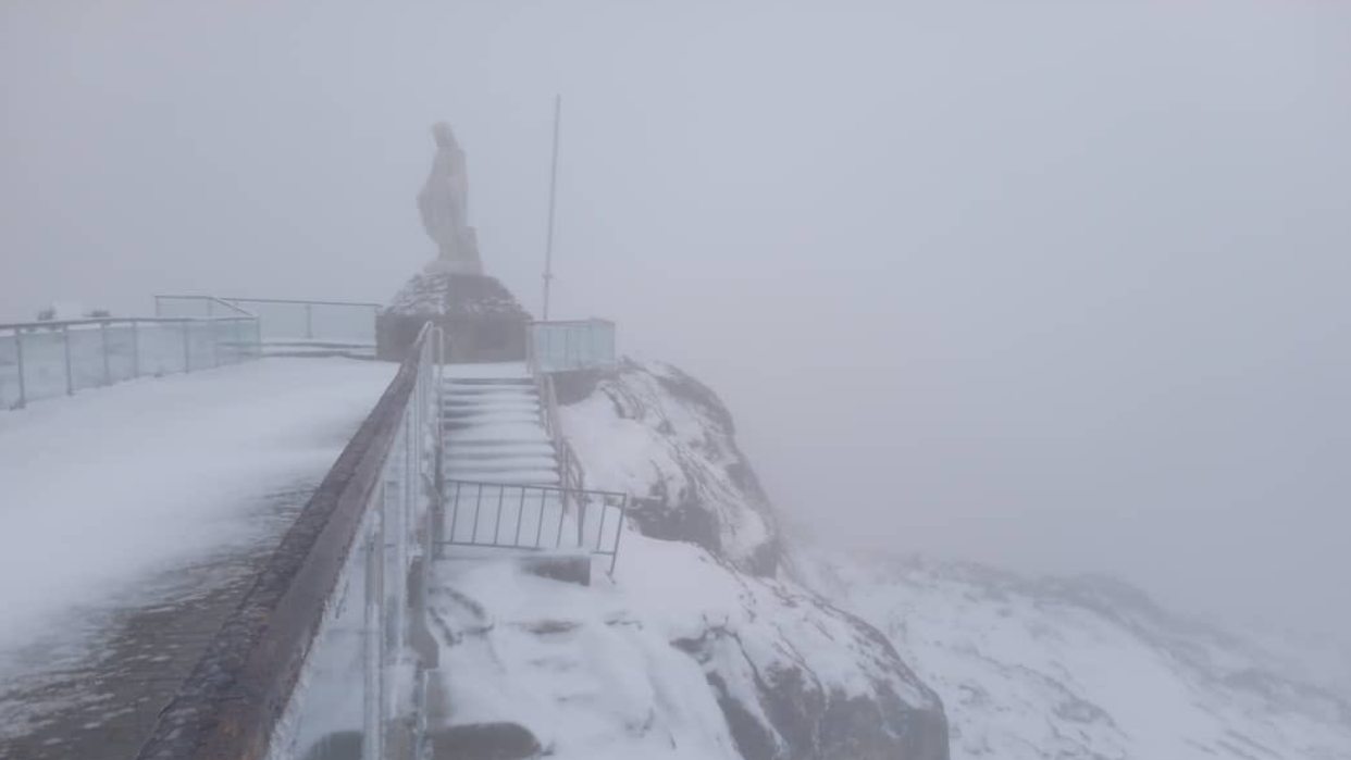 Mérida: Registran nevada en la estación Pico Espejo del Sistema de ...