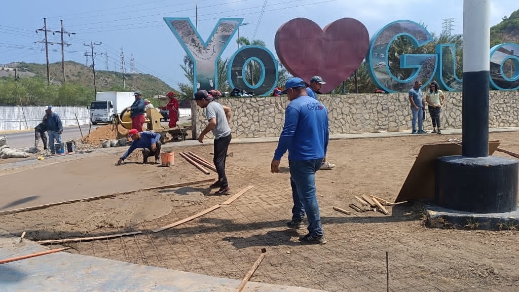 Se expanden trabajos de recuperación de espacios en el municipio Guanta