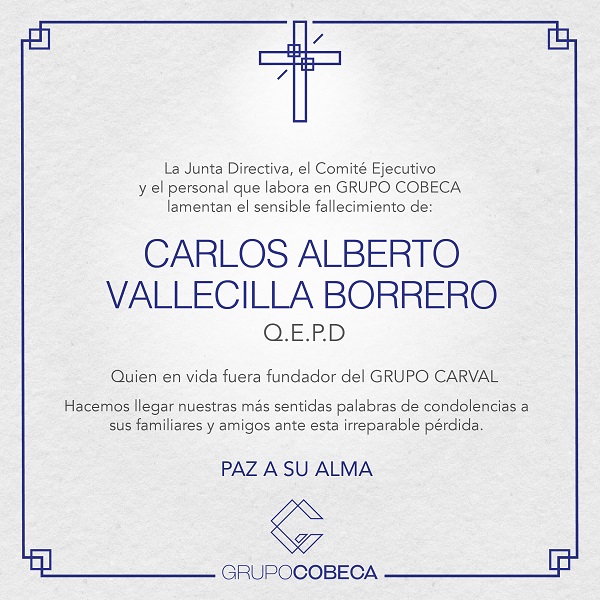 CARLOS ALBERTO VALLECILLA BORRERO GRUPO COBECA