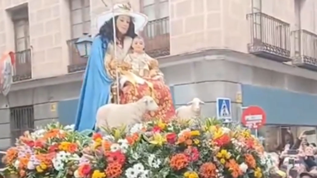 Venezolanos en Madrid honraron a la virgen de la Divina Pastora (+Video)