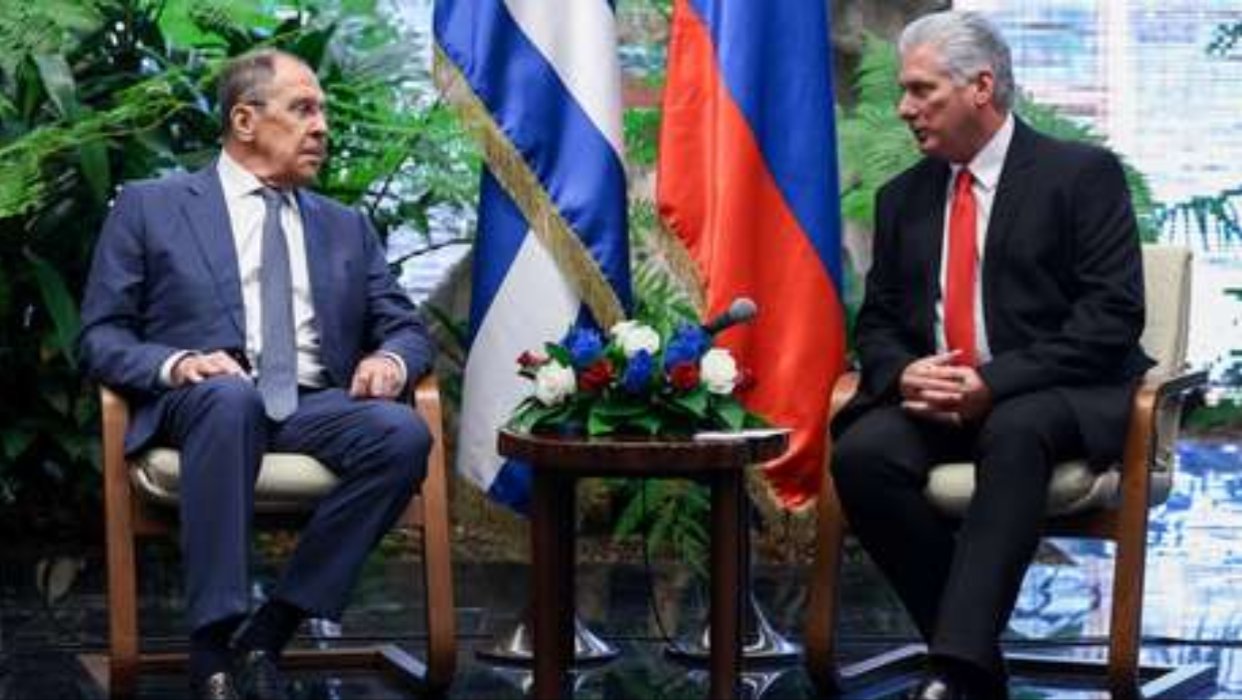 Lavrov se reúne con Miguel Díaz-Canel en Cuba Lavrov se reúne con Miguel Díaz-Canel en Cuba