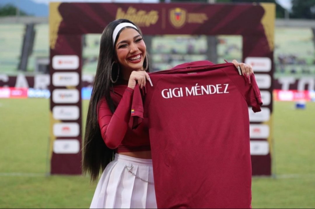 Gigi Méndez: Primera mujer que compone y canta tema oficial de la Vinotinto