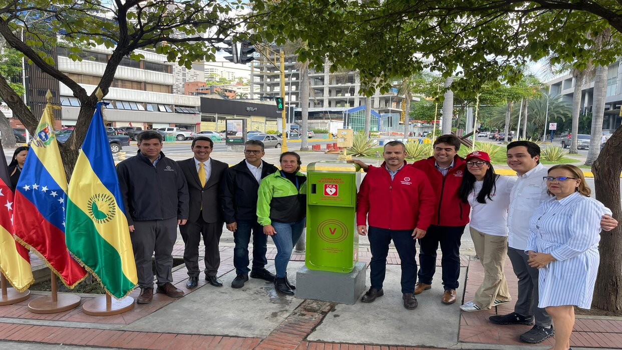 El municipio Baruta inaugura su primera zona cardioprotegida