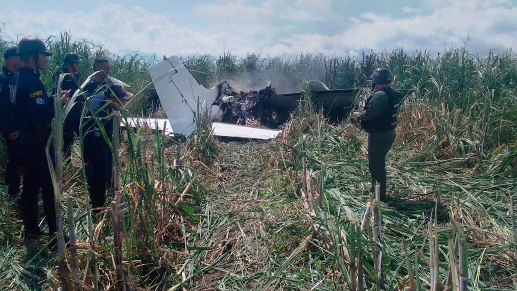 Localizan aeronave siniestrada utilizada para el tráfico internacional ...