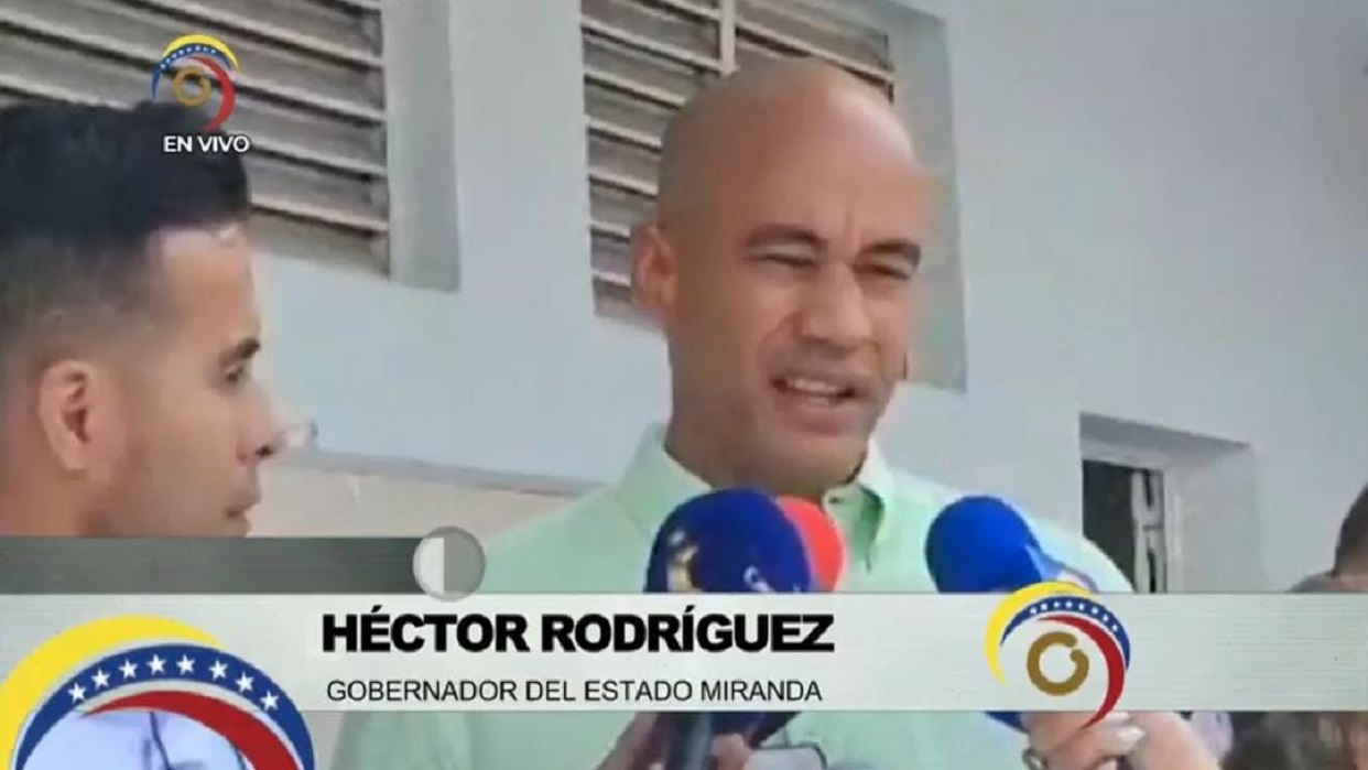 Gobernador del estado Miranda Héctor Rodríguez: Más del 96% de los ...