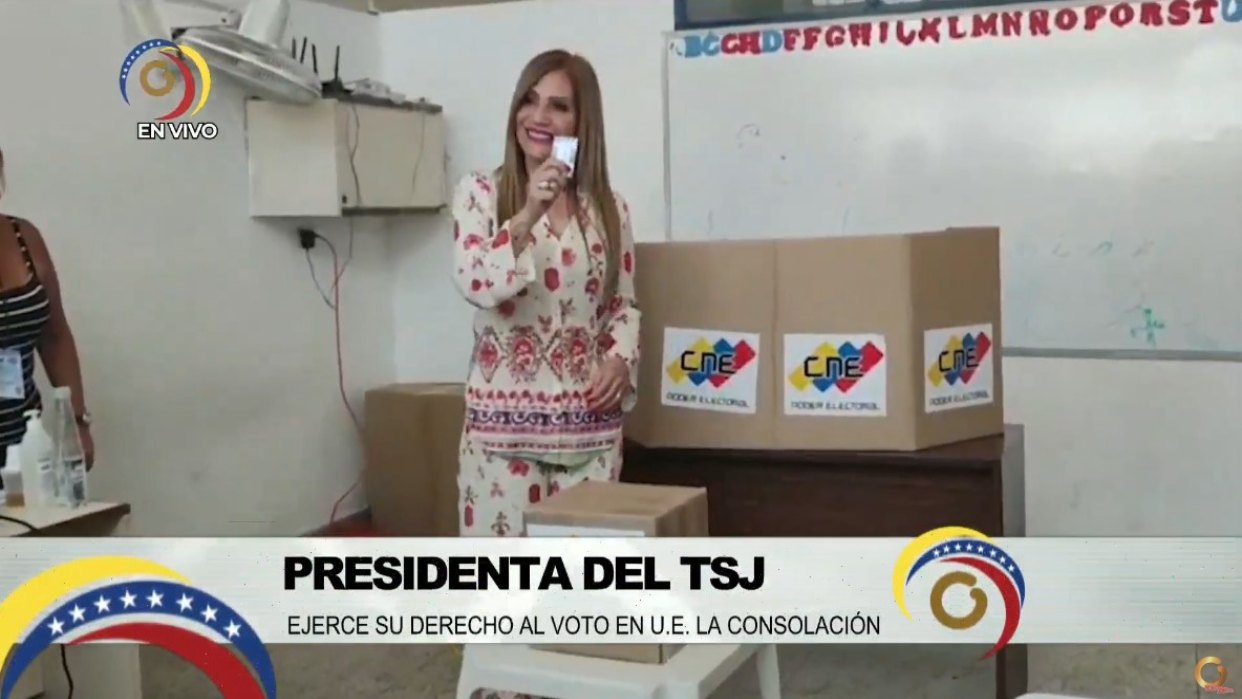 Presidenta del TSJ tras ejercer el voto: Es una oportunidad para ...