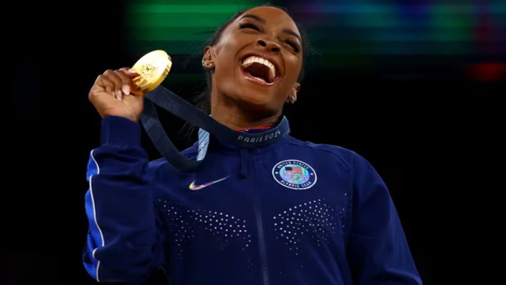 Simone Biles conquistó otra vez el oro en París: La brillante ...