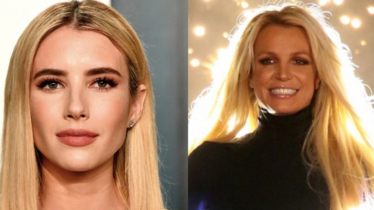 Emma Roberts confiesa que "amaría" interpretar a Britney Spears en una ...