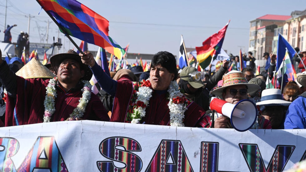 Bolivianos manifiestan en las inmediaciones de La Paz contra el ...