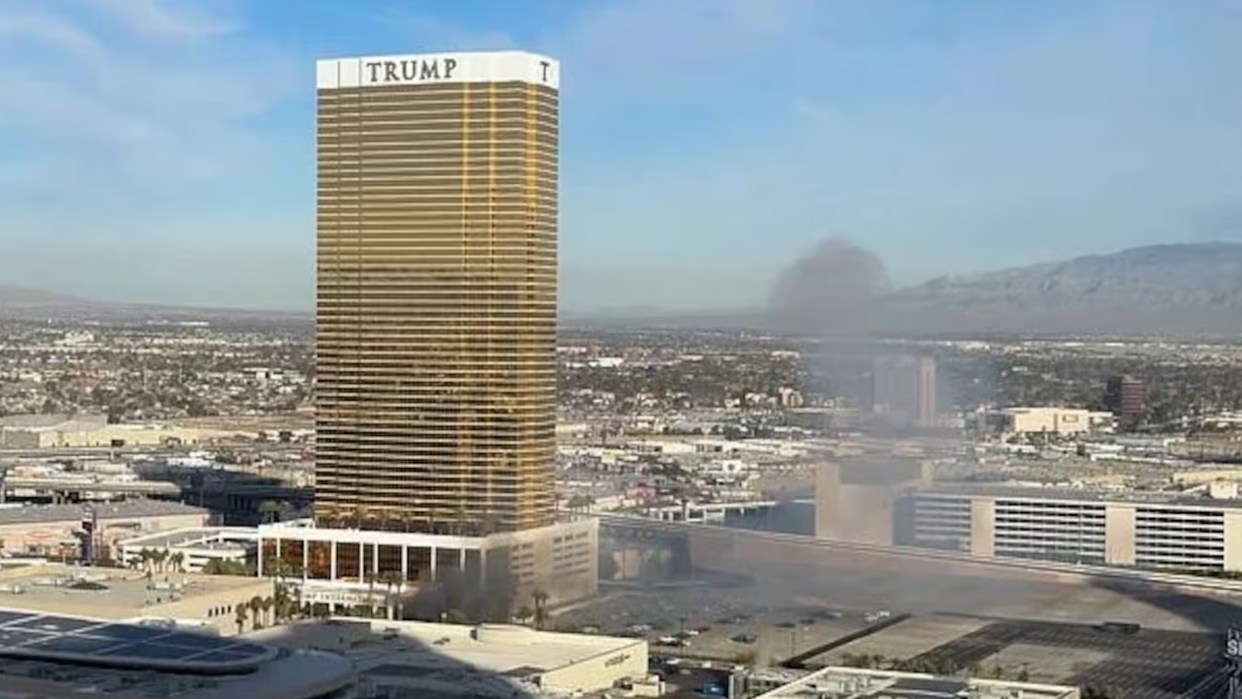 Reportan una explosión cerca de la torre de Donald Trump en Las Vegas ...