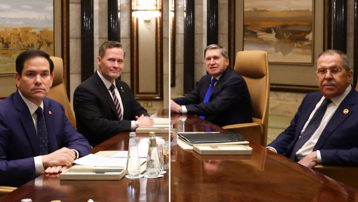 Primeras imágenes de las negociaciones entre Rusia y EE.UU.