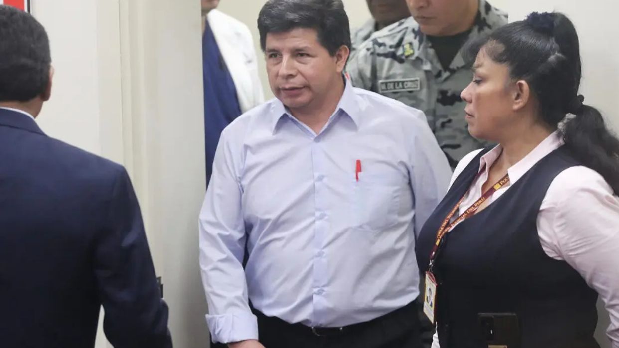Inicia juicio contra el expresidente de Perú, Pedro Castillo