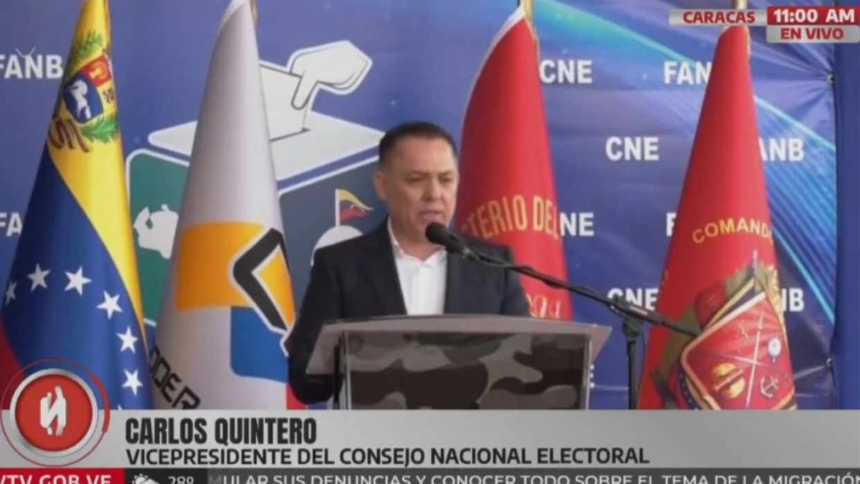 Carlos Quintero: Más de 490 mil funcionarios están desplegados para ...