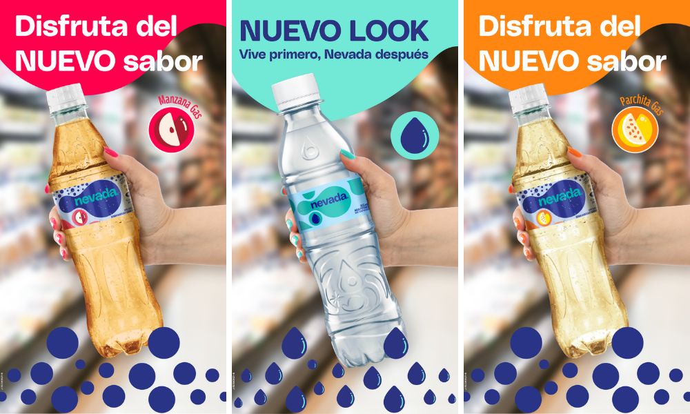Agua Nevada estrena sabores gasificados