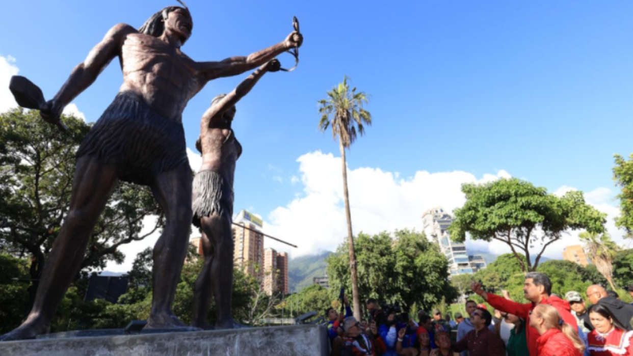 Inaugurado monumento al Gran Cacique Guaicaipuro en la autopista ...