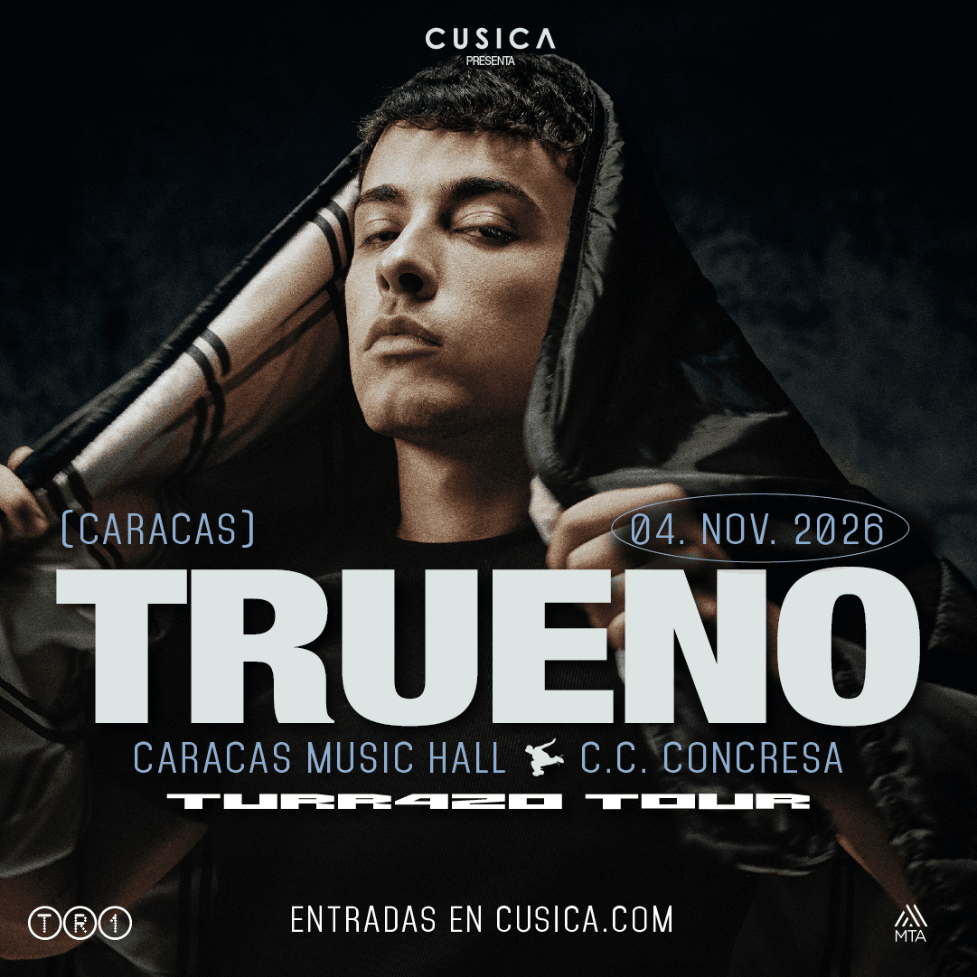 Trueno confirma su primer show en el Caracas Music Hall